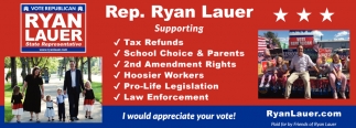 I Would Appreciate Your Vote!, Ryan Lauer