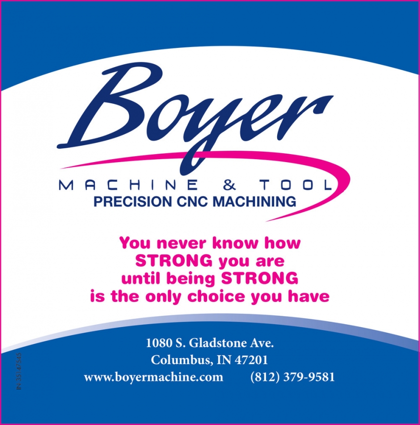 Boyer Machine & Tool, Boyer Machine & Tool, Columbus, IN