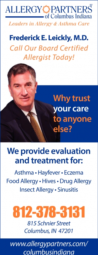 Leaders In Allergy & Asthma Care, Allergy Partners, Columbus, IN