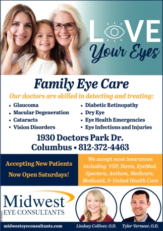 Love Your Eyes , Midwest Eye Consultants, Columbus, IN